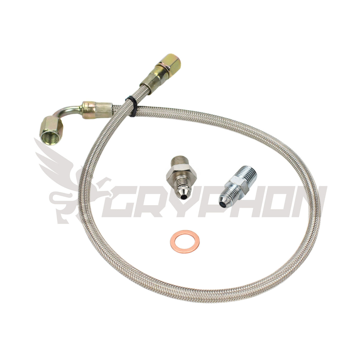 VL RB30ET + BorgWarner S200 S300 S400 Turbo Oil Feed Line Kit | 4AN ...