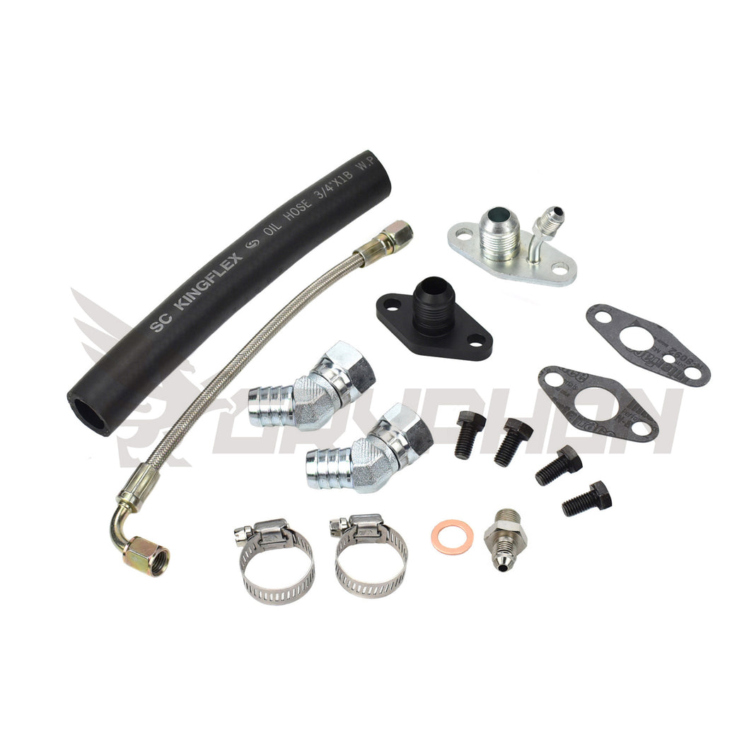 Turbo Oil Feed & Return Line Kits – Complete Hose & Fitting Sets ...