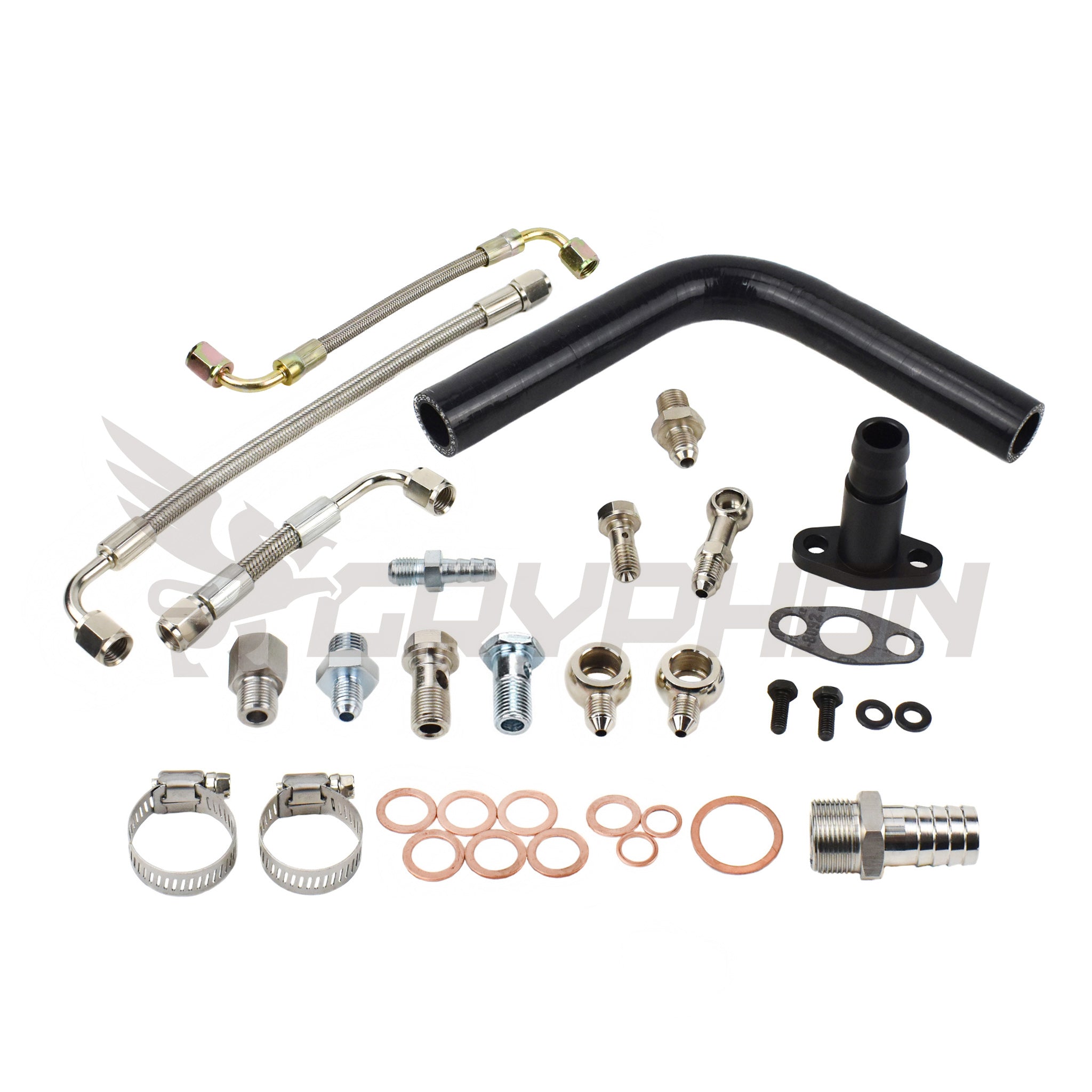 Nissan Cabstar YD25DDTI RHF4 VN4 Turbo Oil Water Line Kit | GRYPHONTEK