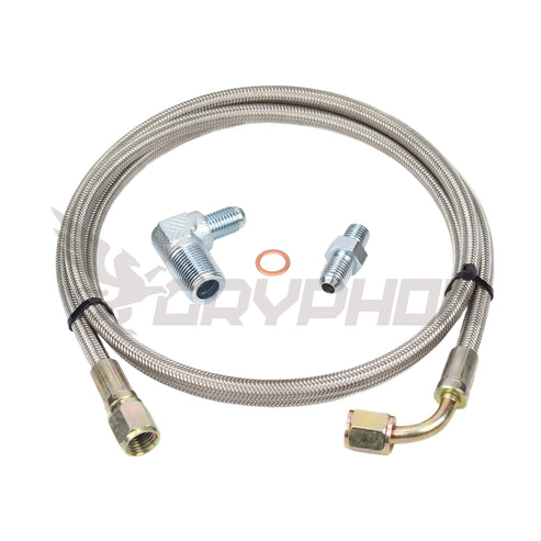 Turbo Oil Feed Line Kit Mitsubishi Lancer 4B12 with Ralliart stock ...